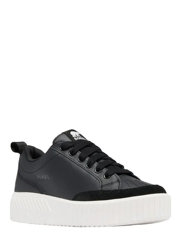 Sorel Ona Ave Low-top Sneakers - Black/ Sea Salt