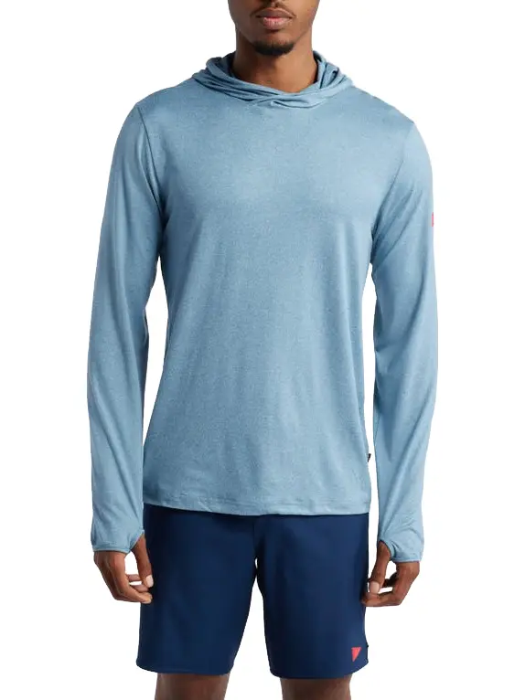 FLORENCE Sun Pro Adapt Performance Top - Heather Steel Blue