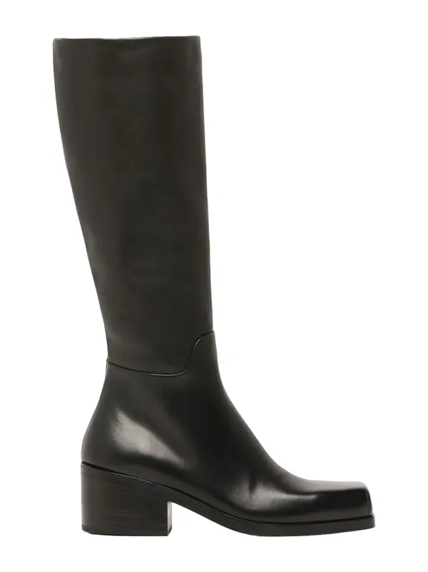 Marsèll Cassello Leather Knee-high Boots - Black