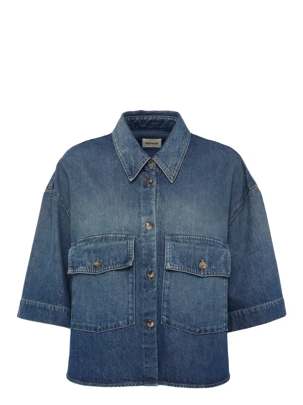 Khaite Mahsha Denim Shirt - Blue