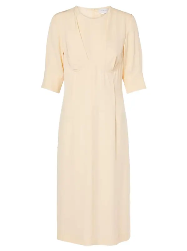 Sportmax Sele Midi Dress - White