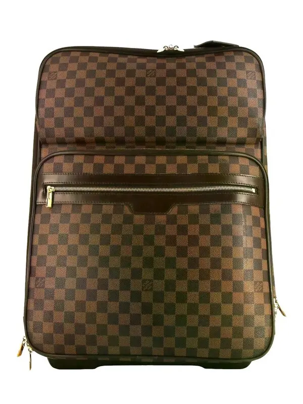 LOUIS VUITTON Damier Ebene Pégase Légère Soft Suitcase - Brown
