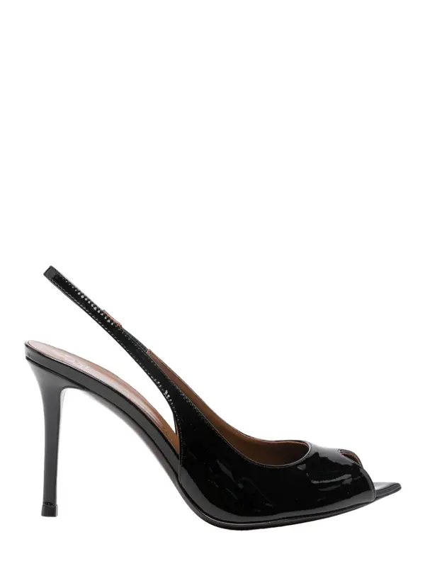 GIUSEPPE ZANOTTI 90mm Intriigo Open Toe Sandals - Black