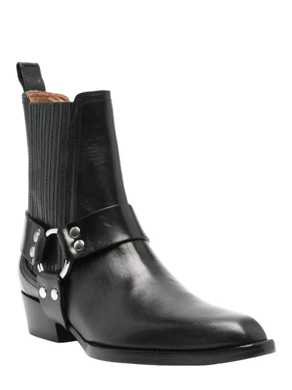 Paris Texas Helena Ankle Boots - Black