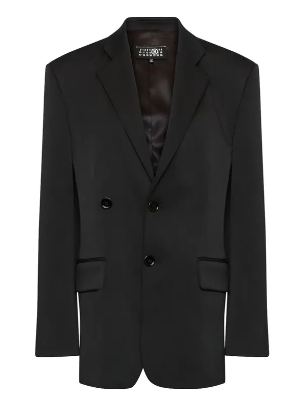 MAISON MARGIELA Notched-lapel Blazer - Black