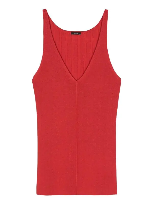JOSEPH Satiny Tank Top - Red