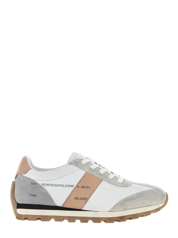 Hogan H671 Panelled Sneakers - White