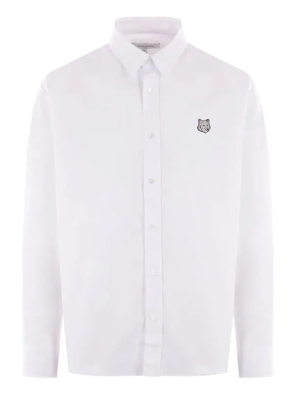 Maison Kitsuné Contour Fox Head Shirt - White