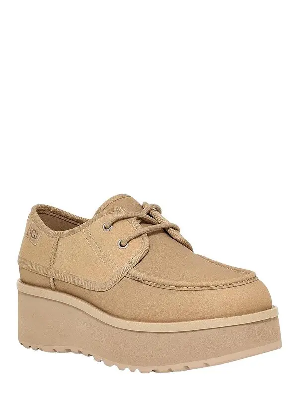 UGG Cityfunc Platform Lace-up Shoes - Taupe