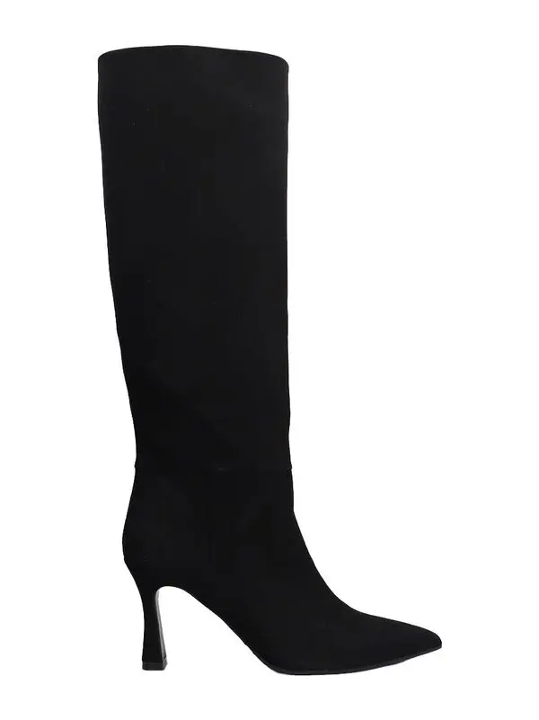EVALUNA High Heel Boots - Black