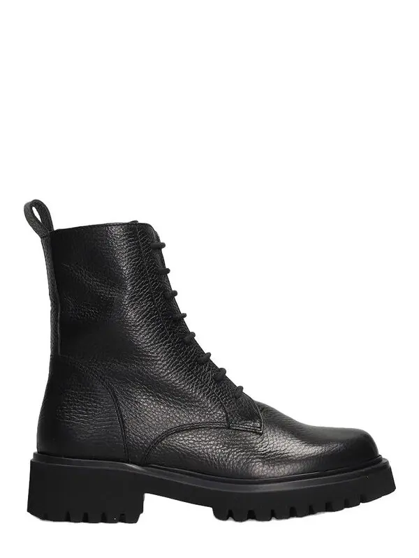 EVALUNA Combat Boots - Black