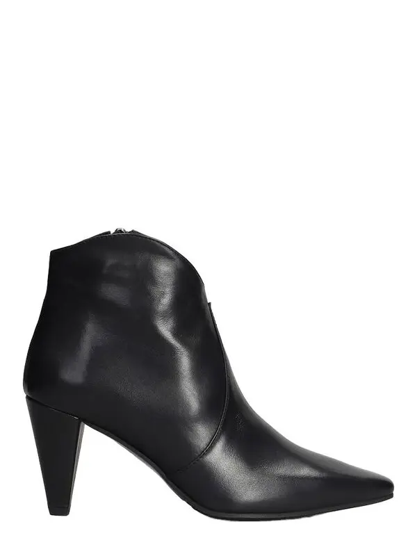 EVALUNA High-heel Ankle Boots - Black