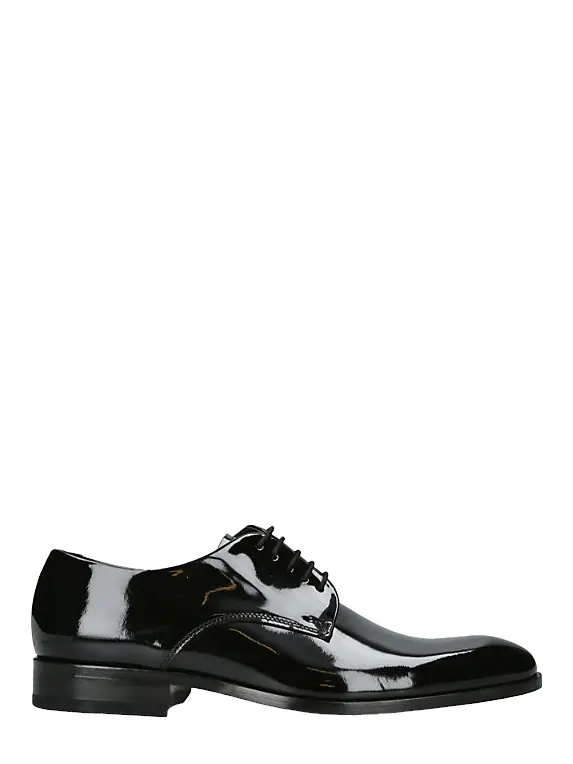 LOAKE Bow Leather Oxford Shoes - Black