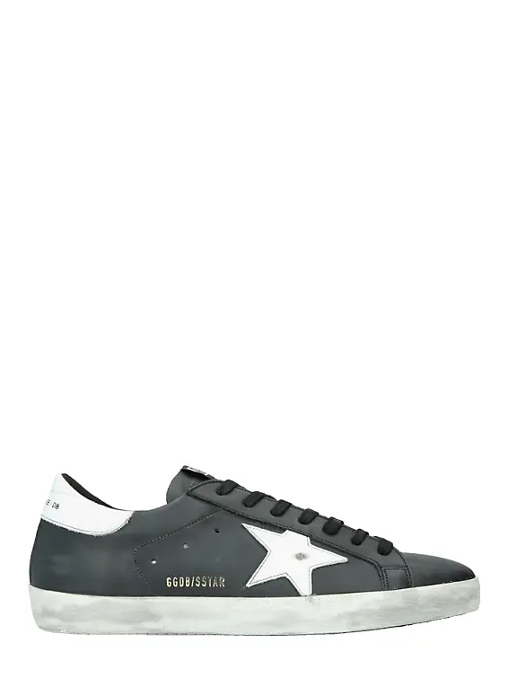 Golden Goose Superstar Star-appliqué Leather Low-top Trainers - Blk/white