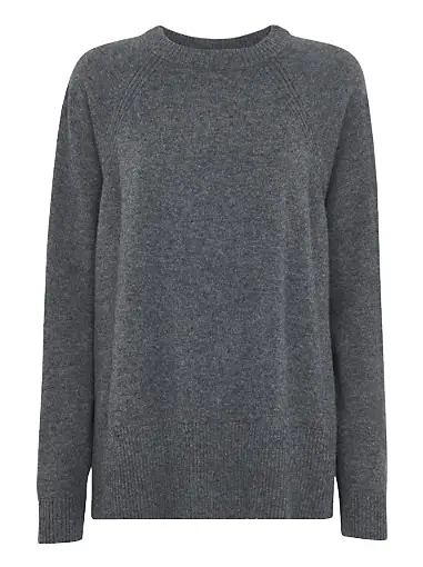 Whistles Relaxed-fit Cashmere Jumper - Grey