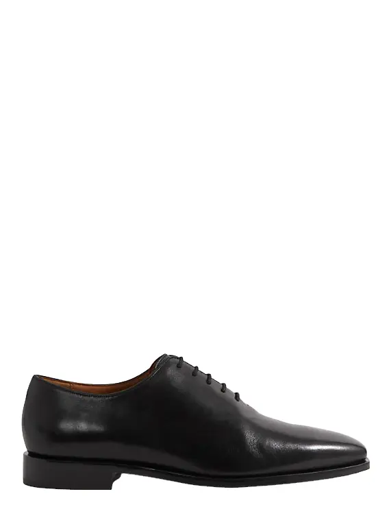 REISS Mead Lace-up Formal Leather Shoes - Black