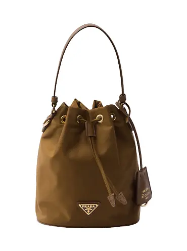 Prada Re-edition 1978 Re-nylon Mini Bucket Bag - Brown