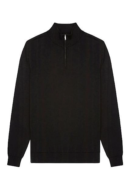 REISS Merino-wool Jumper - Black