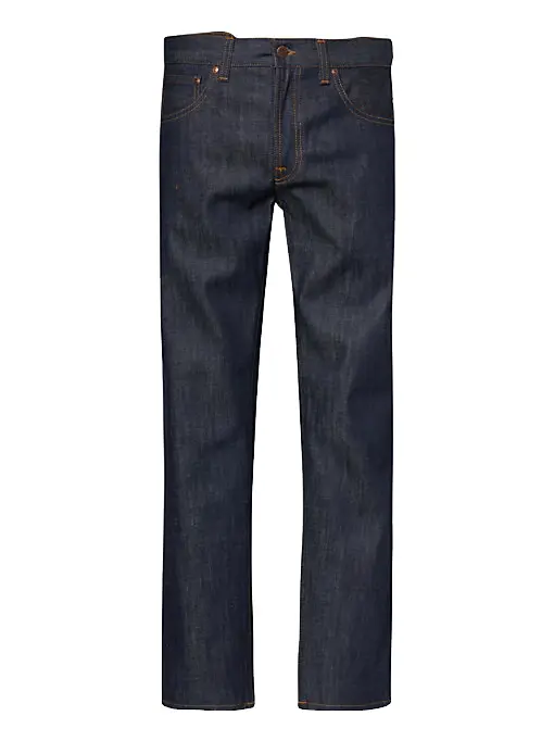 Nudie Jeans Gritty Jackson Straight-leg Jeans - Dry Old