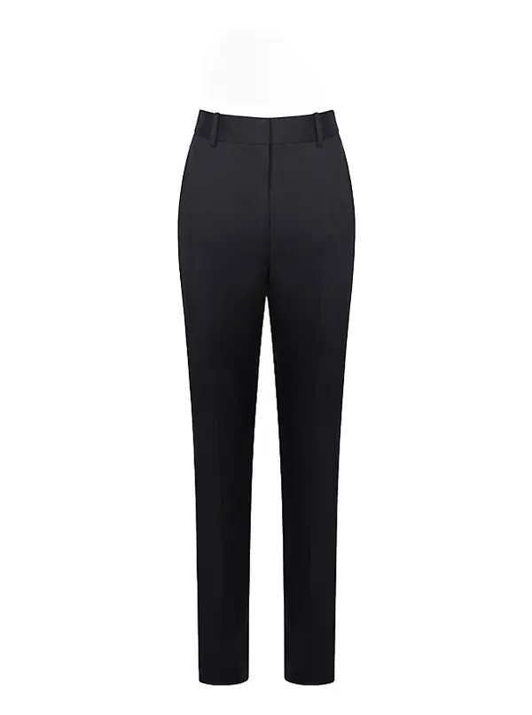 REISS Haisley Slim-leg Wool-blend Trousers - Navy