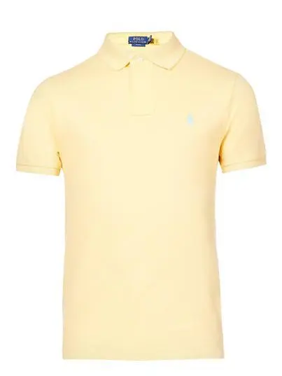 Polo Ralph Lauren Slim-fit Cotton-pique Polo Shirt - Empire Yellow