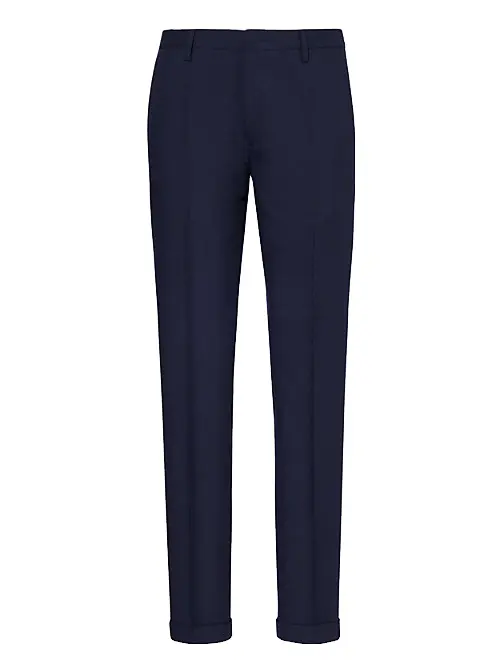 Paul Smith Slim-fit Stretch-cotton Trousers - Very Dark Navy