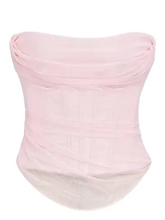 House Of Cb Georgie Woven Corset - Ballerina Pink