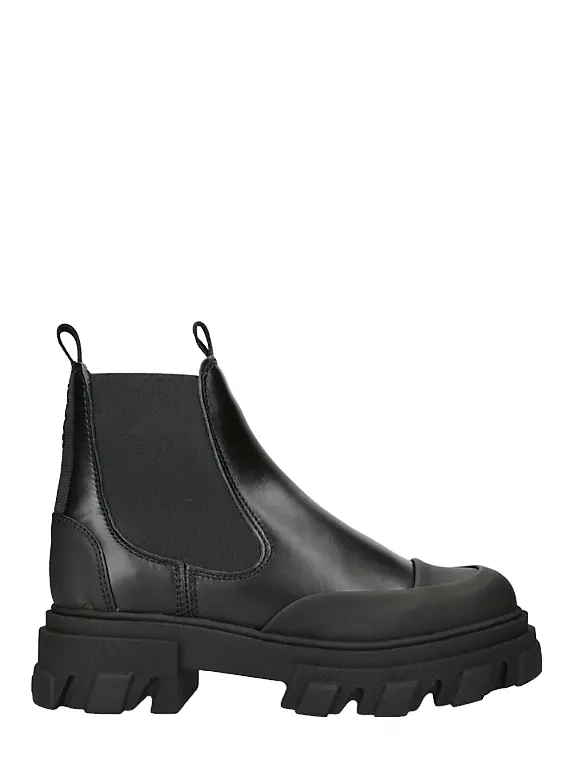 GANNI City Rubber-blend Chelsea Boots - Black