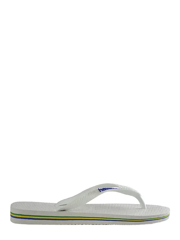 Havaianas Brasil Flag Rubber Flip-flops - White