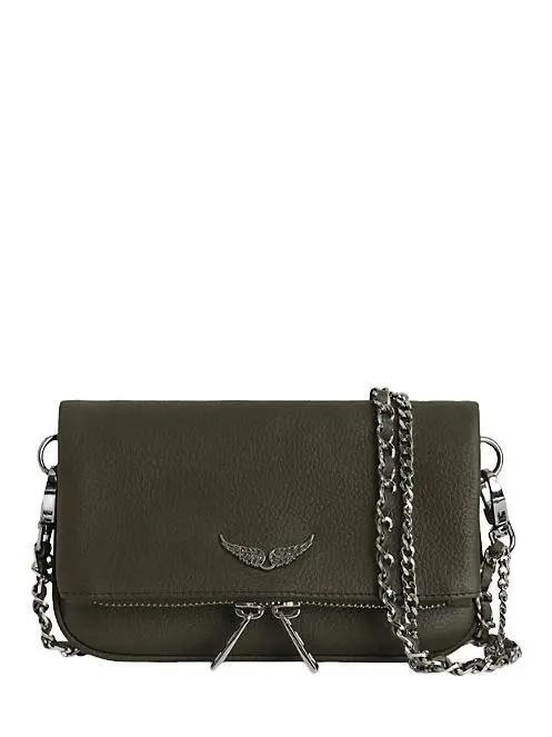 Zadig&Voltaire Rock Nano Leather Clutch - Record