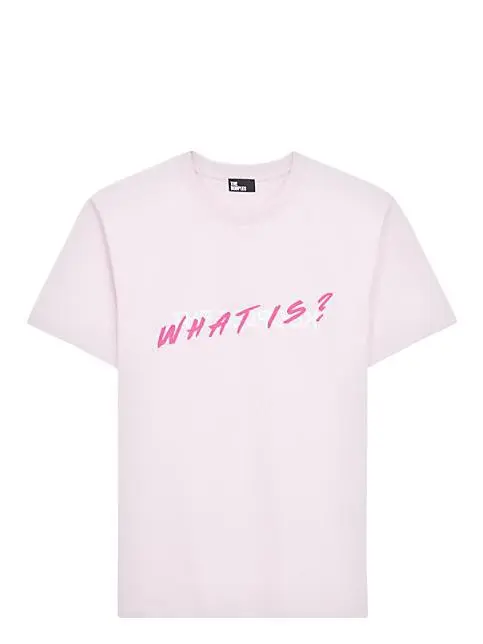 The Kooples Logo-print Cotton-jersey T-shirt - Pale Pink