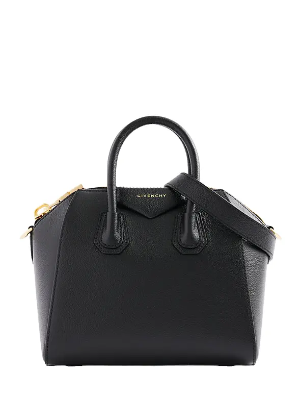Givenchy Antigona Mini Leather Top Handle Bag - Black