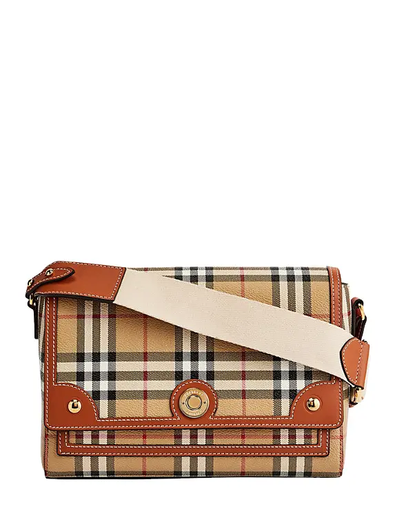 Burberry Check-print Cross-body Bag - Briar Brown