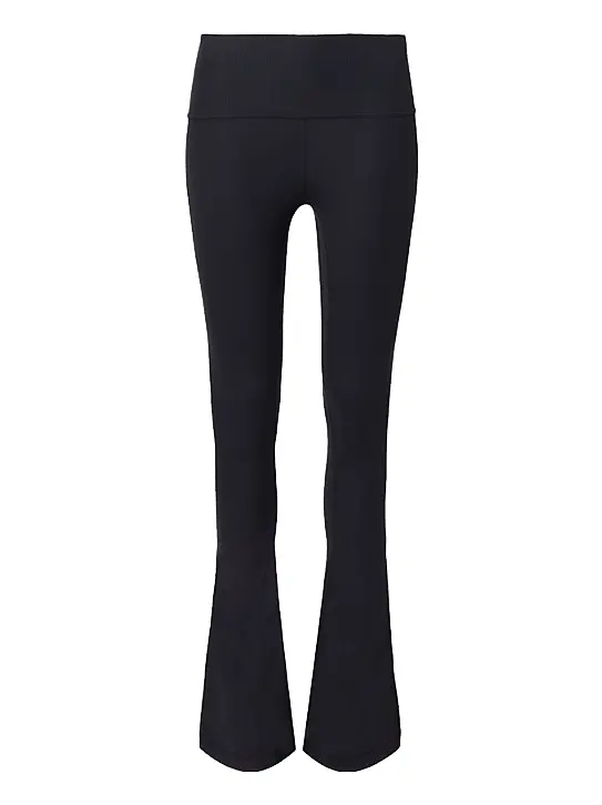 Lululemon Align Flared-leg High-rise Stretch-woven Leggings - Black