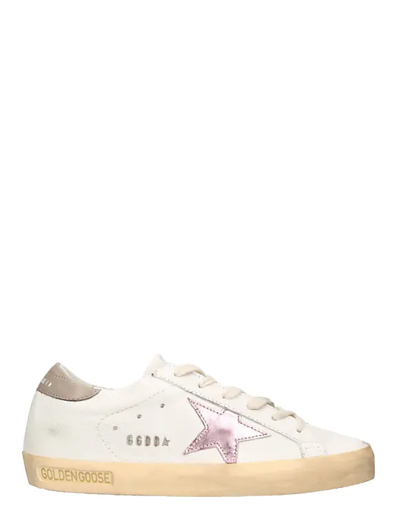 GOLDEN GOOSE Super-star Leather Low-top Trainers - White/oth