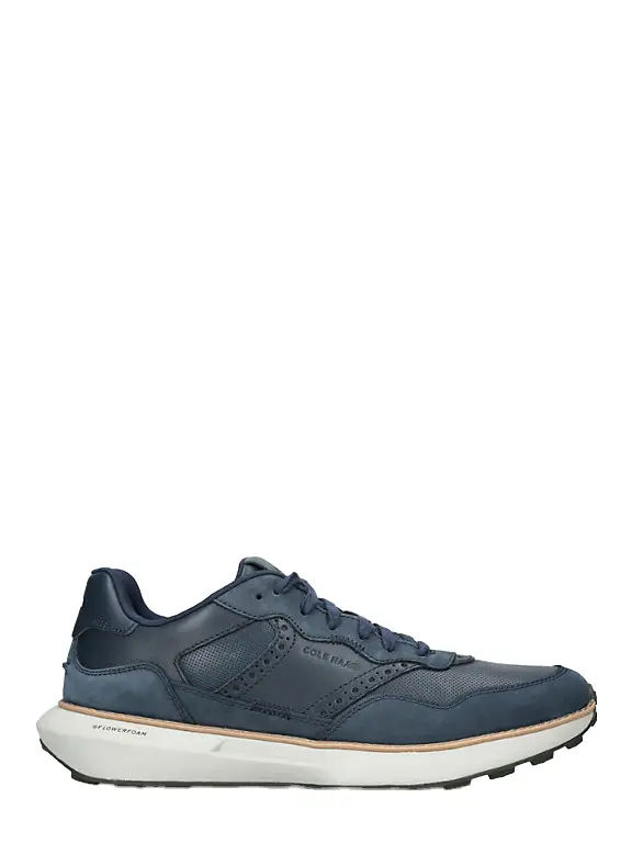 Cole Haan Grandpro Ashland Leather Low-top Trainers - Navy