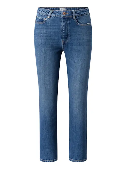 TWIST & TANGO Slim-leg High-rise Jeans - Dark Blue Wash