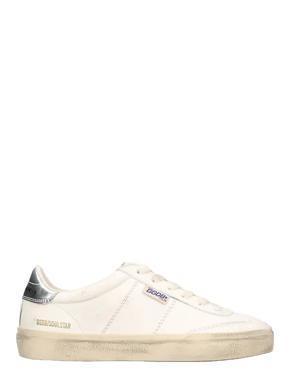 GOLDEN GOOSE Soulstar 80185 Distressed Leather Low-top Trainers - White/oth