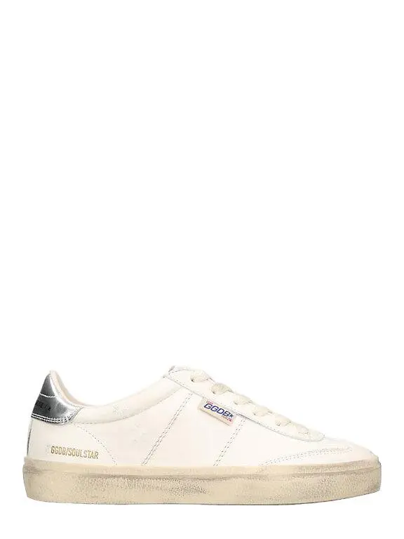 GOLDEN GOOSE Soulstar 80185 Distressed Leather Low-top Trainers - White/oth