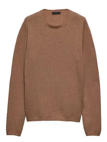 Prada Regular-fit Cashmere Jumper - Brown