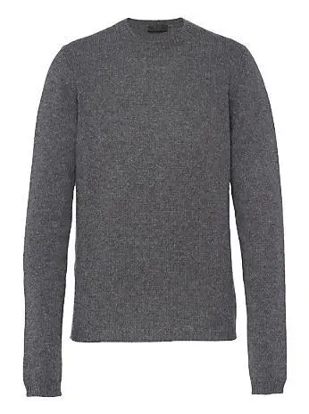 Prada Regular-fit Cashmere Jumper - Grey