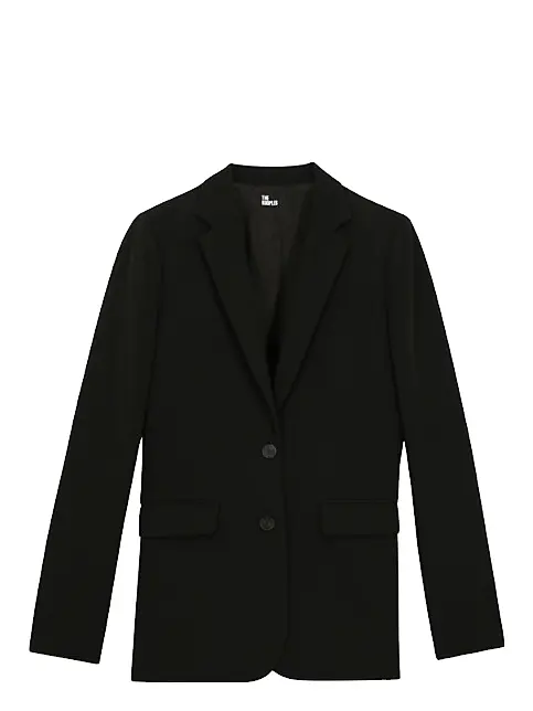 The Kooples Straight-fit Stretch-crepe Blazer - Bla01