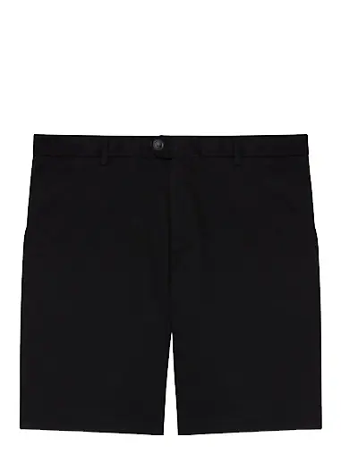 REISS Stretch-cotton Chino Shorts - Black
