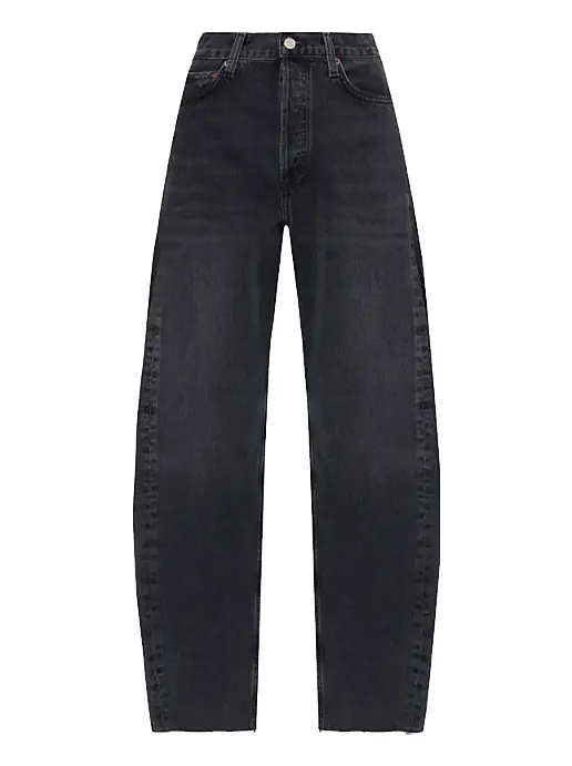 AGOLDE Luna Pieced Straight-leg High-rise Jeans - Possess