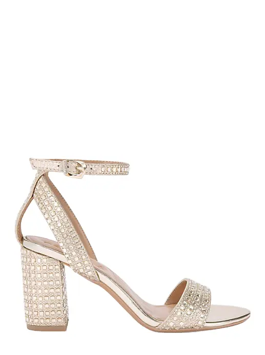 Carvela Kianni Jewel-embellished Heeled Sandals - Gold