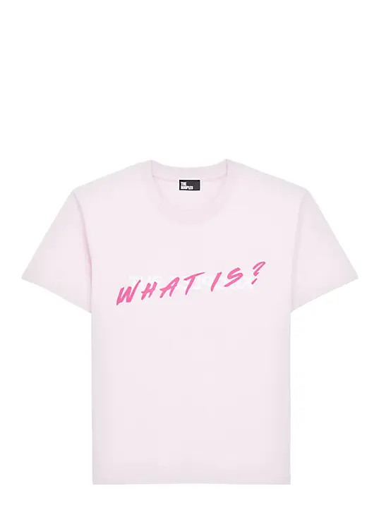 The Kooples Logo Cotton T-shirt - Pale Pink