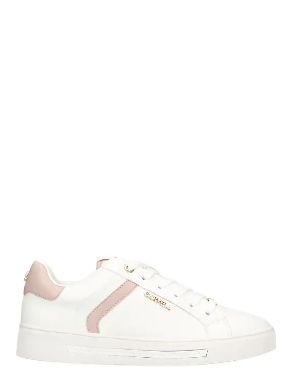 Carvela Daze Leather Low-top Trainers - Blush
