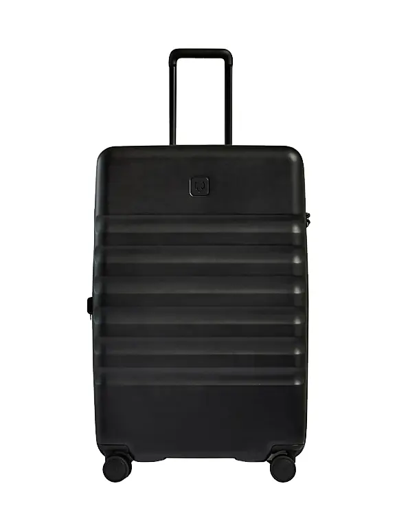 ANTLER Icon Stripe Large Hard-shell Polycarbonate Suitcase 78.5cm - Black