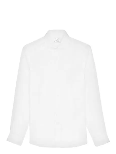 REISS Ruban Regular-fit Linen Shirt - White