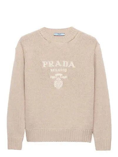 トップス 22AW PRADA pullover big logo parker S